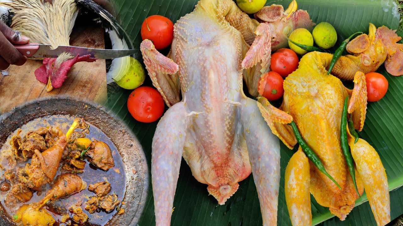 Desi chicken ranna recipe Aloo diye chicken kosha Village style chicken ...