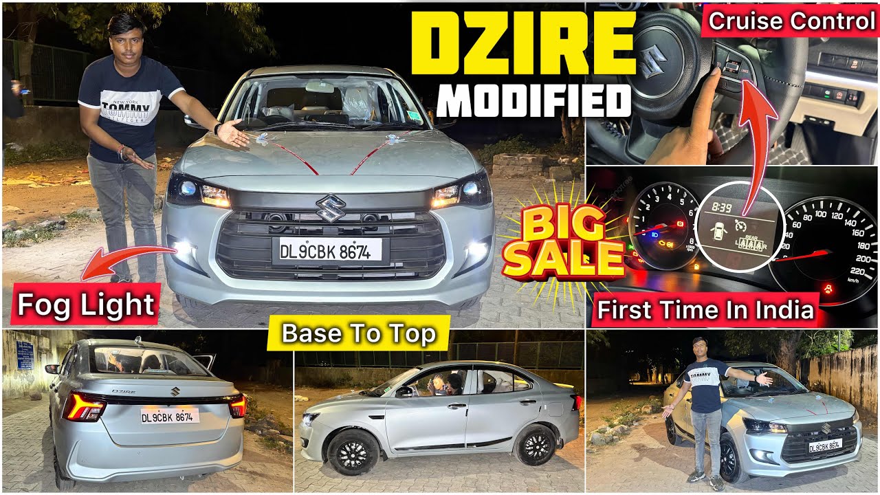 2025 Dzire LXI Base to Top Modified With Price Dzire Base to Top ...