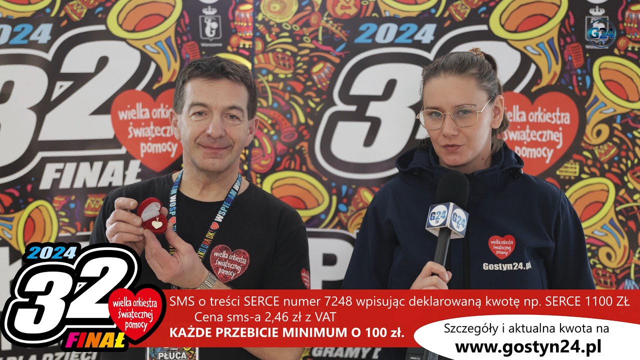 Licytacja Złotego e-serduszka WOŚP trwa tylko do godziny 20! - YouTube