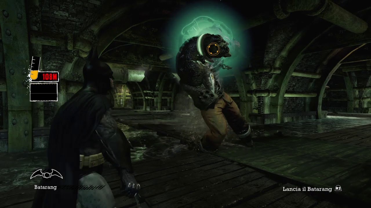 Batman Return To Arkham Arkham Asylum Killer Croc Full Boss Fight 8