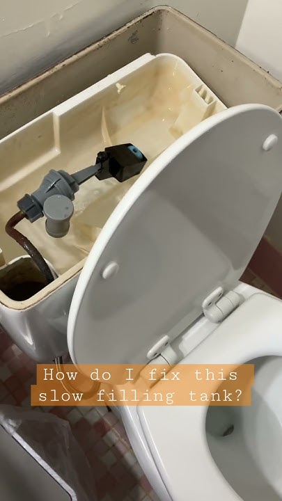 DIY fixing toilet - slow filling tank - old toilet - house repair - handyman - YouTube