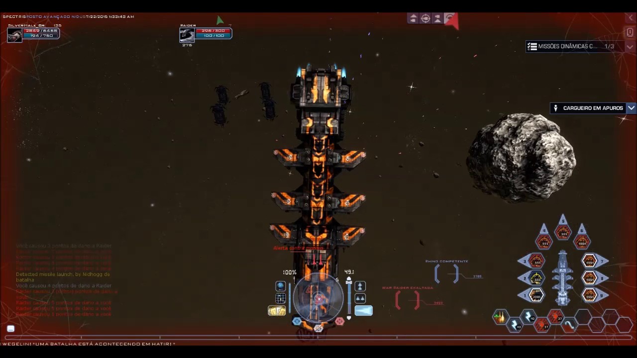 Battlestar galactica online - Gungnir in Action !! - YouTube