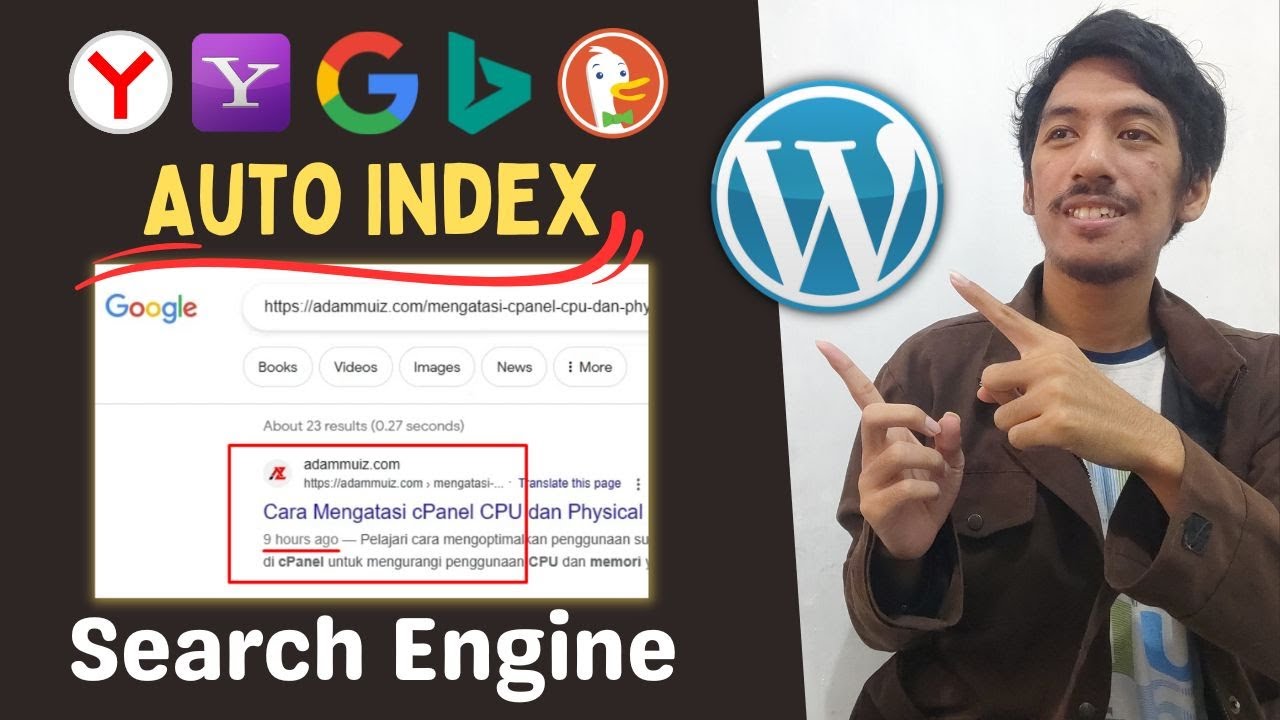 Artikel Langsung Muncul di Mesin Pencarian dengan Plugin IndexNow #wp - YouTube