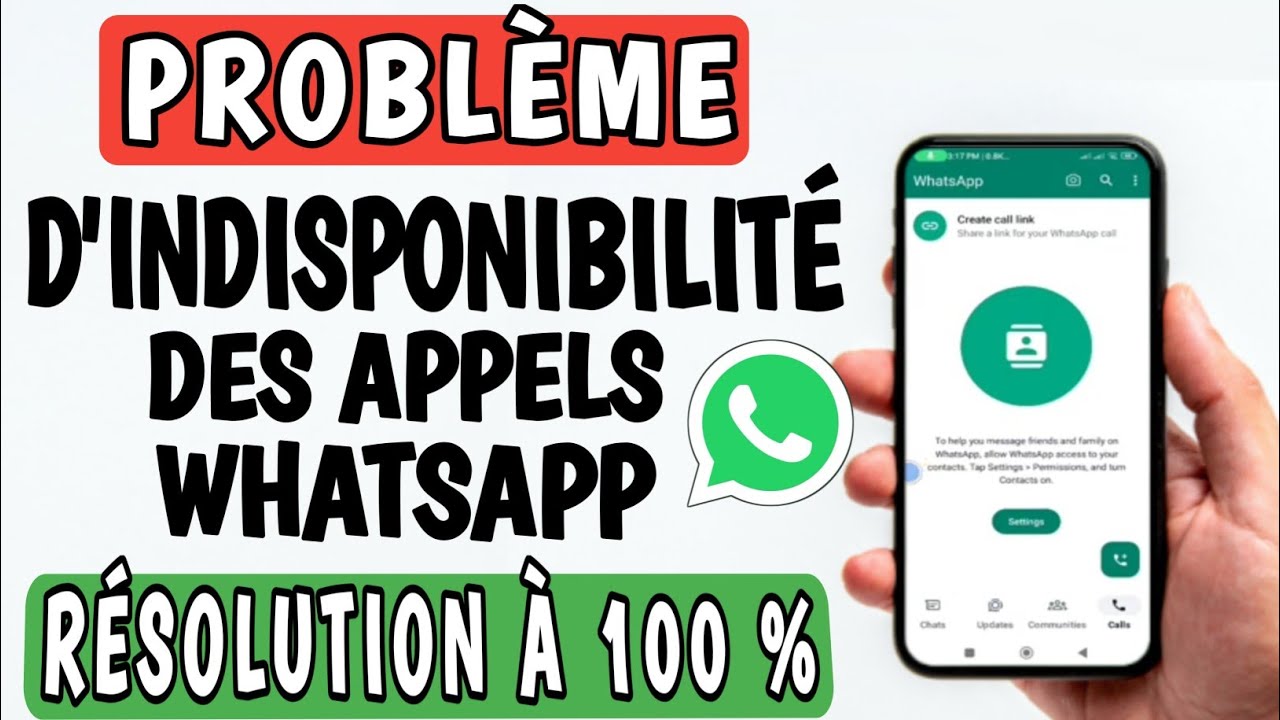 Comment Résoudre Le Problème D'Indisponibilité De L'Appel WhatsApp 2024 ...
