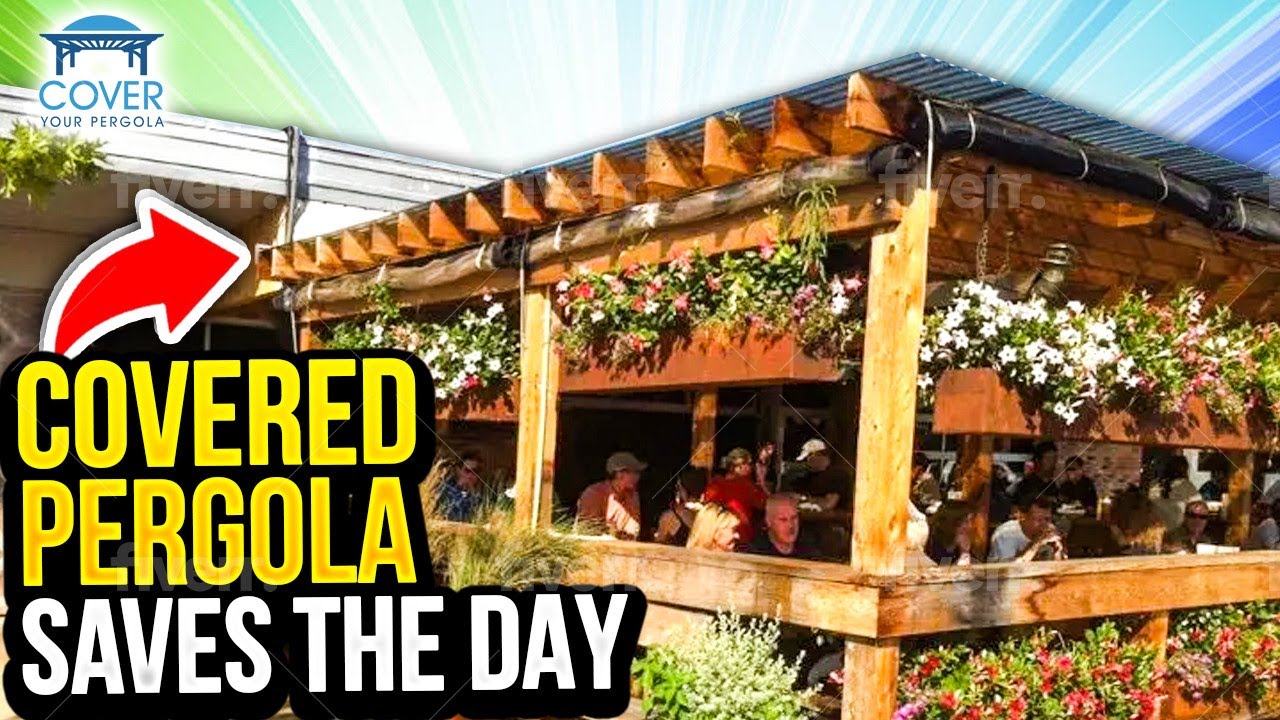 Restaurant Outdoor Dining Solution: Add Pergola Cover For More Seating ...