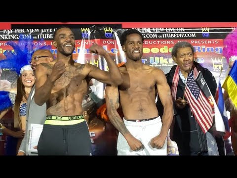 TRE’SEAN WIGGINS VS NIGEL FENNEL READY FOR WAR AT WELTERWEIGHT WEIGH IN ...