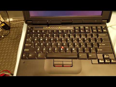 IBM ThinkPad 380D in action - YouTube