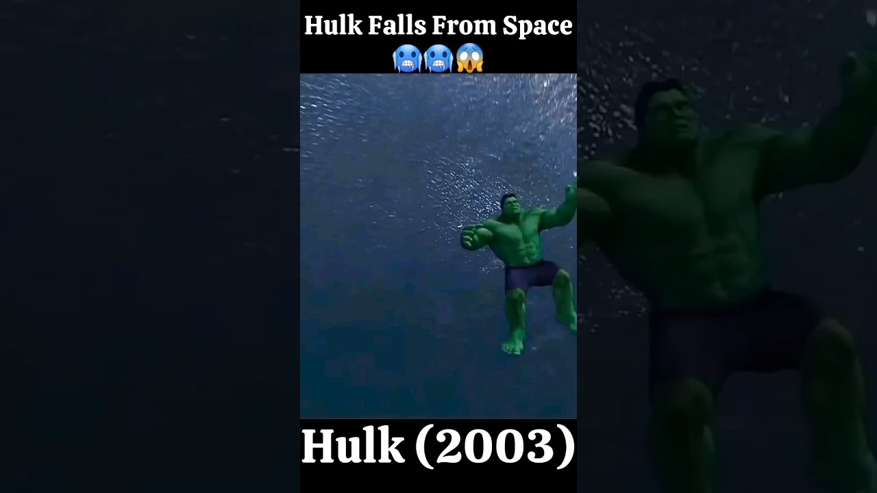 Hulk Falls From Space🥶😱 - #hulk #marvel #shorts #viral #2023 #edit # ...