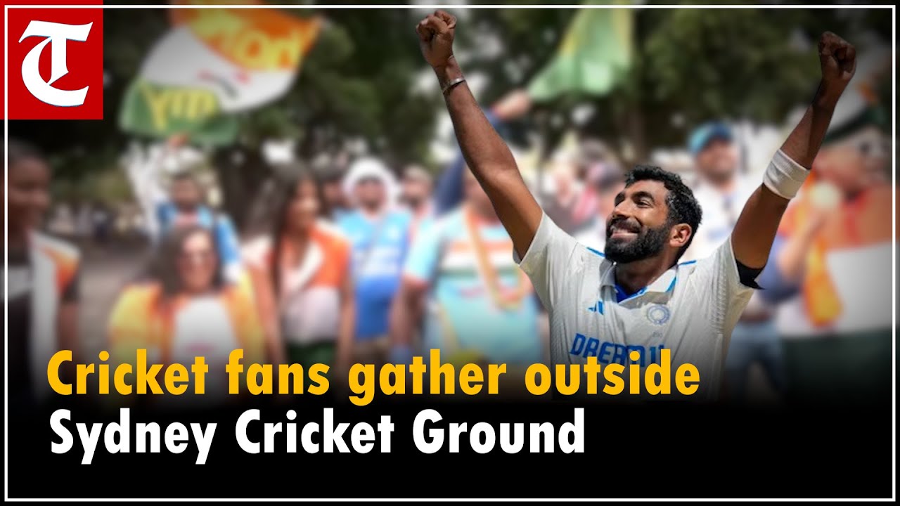 Passionate cricket fans gather outside Sydney Cricket Ground ahead of ...
