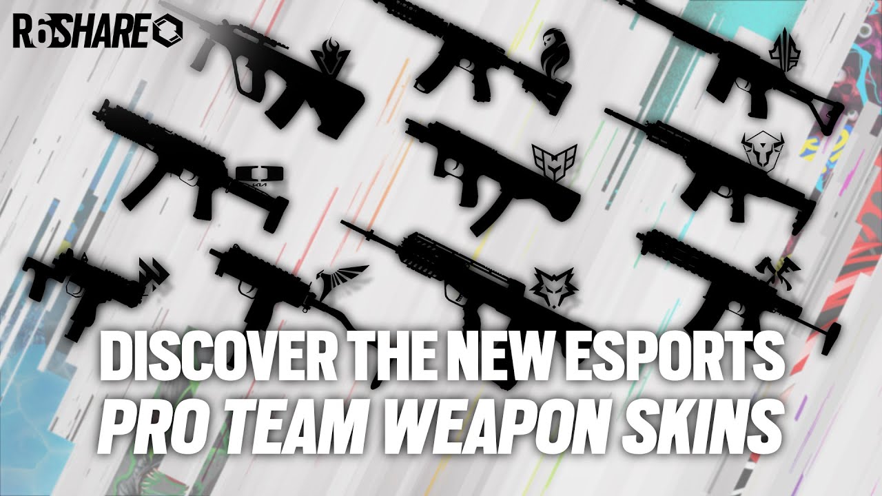 New Pro teams weapon Skin available! | Rainbow Six Esports - YouTube