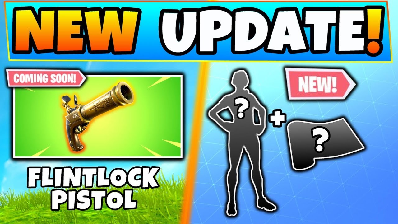 Fortnite FLINTLOCK PISTOL DETAILS + New Laguna Skin! - 5 Update Things ...