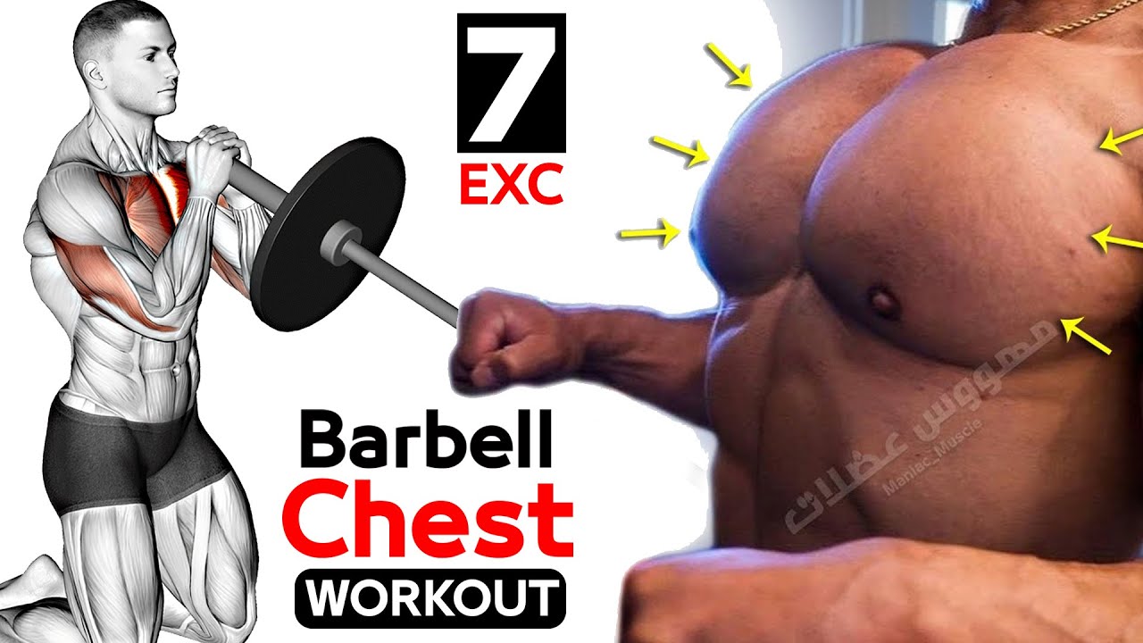 HOW TO DO A CHEST WORKOUT WITH BARBELL - YouTube