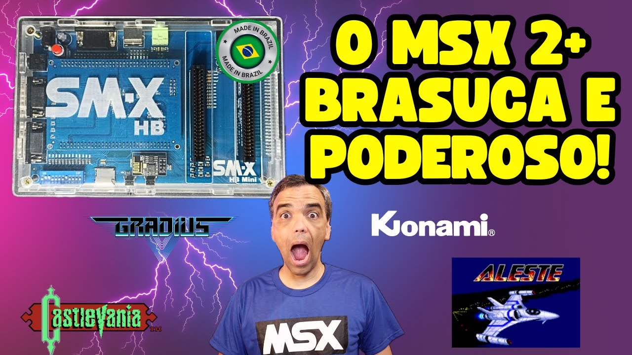 SM-X HB Mini - UNBOXING E REVIEW DESTE MSX2+ COMPACTO E PODEROSO FEITO ...
