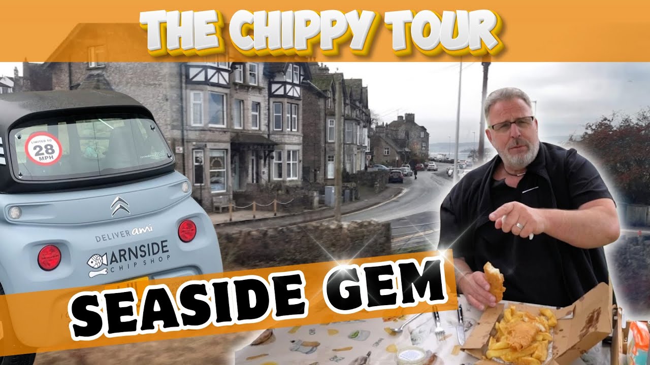 Arnside Chip Shop, Arnside. Seaside Fish Burger and Seafood Basket 🍤 ...