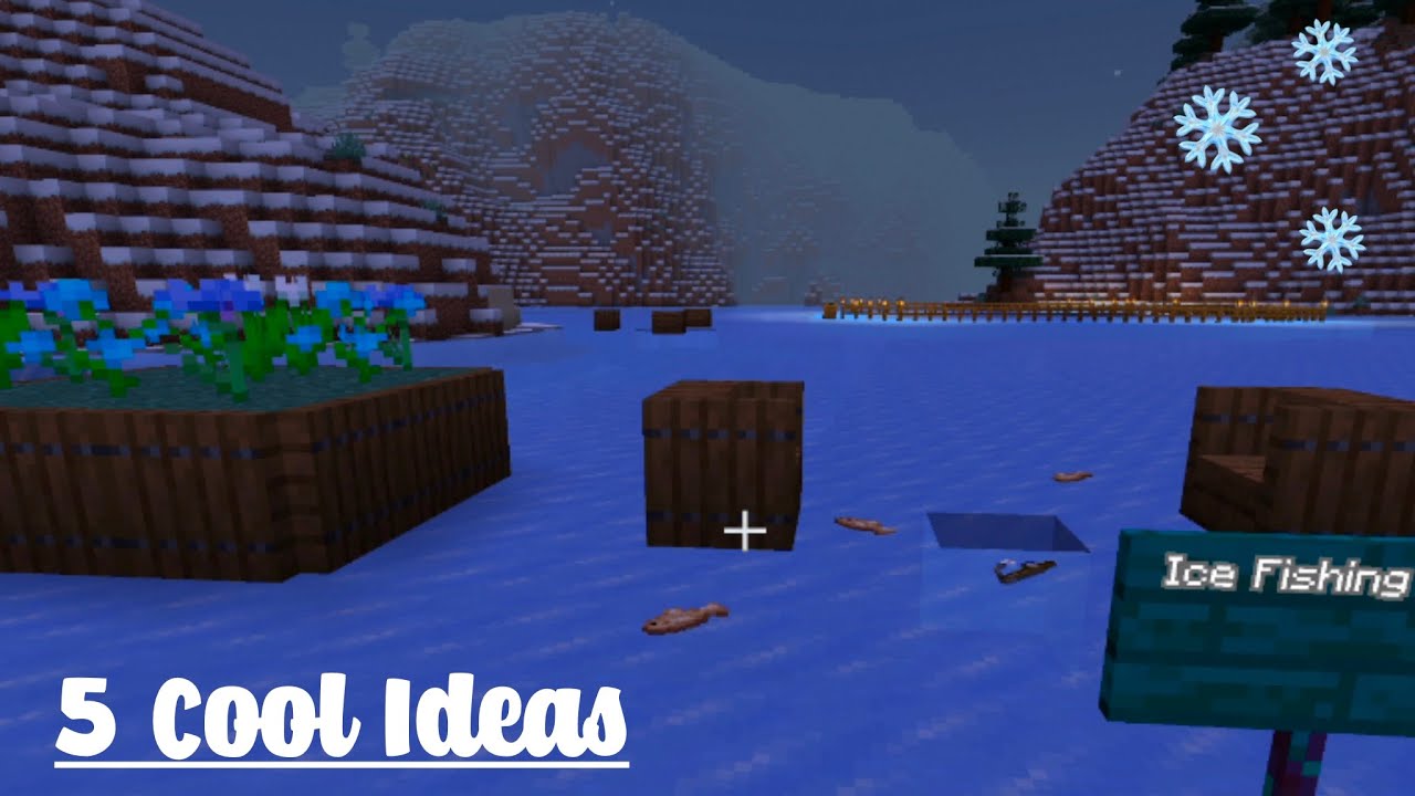 5 Ice Themed Minecraft Ideas - YouTube