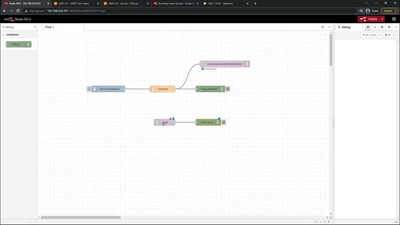 Receiving MQTT Messages in Node-RED - YouTube