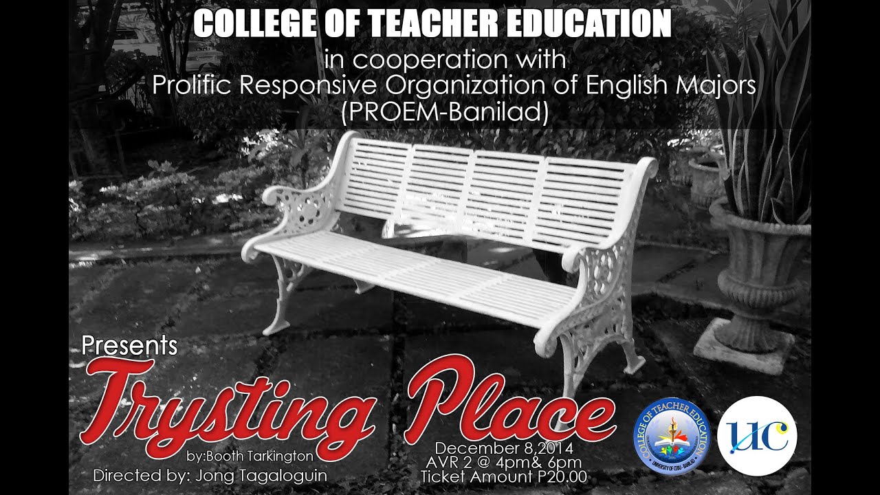 TRYSTING PLACE by Booth Tarkington - YouTube