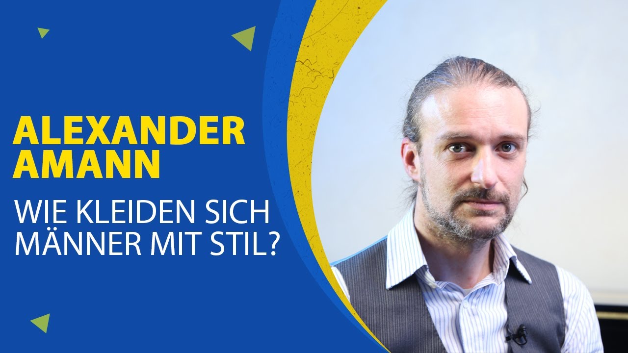 Herrenmode: Anzug von der Stange vs. Maßanzug | Alexander Amann - YouTube