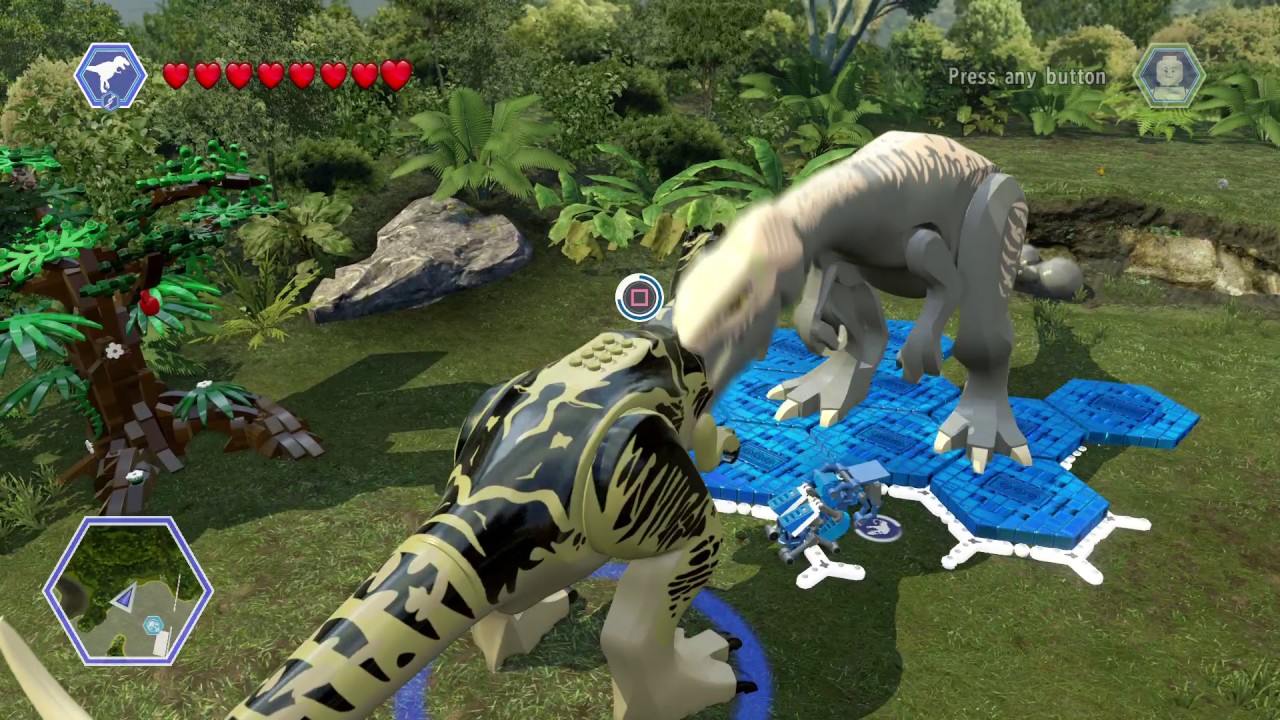 LEGO Jurassic World_hybrid vs hybrid - YouTube