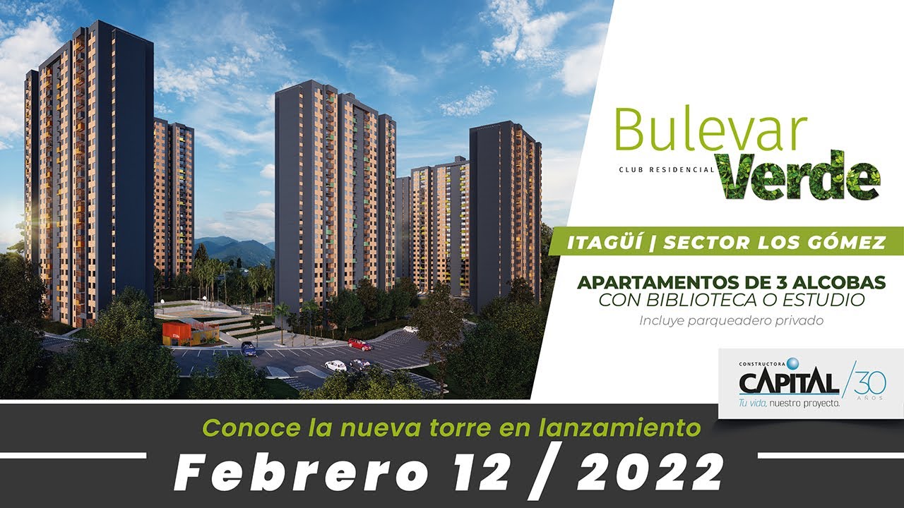 Bienvenidos al lanzamiento de Bulevar Verde club residencial - YouTube