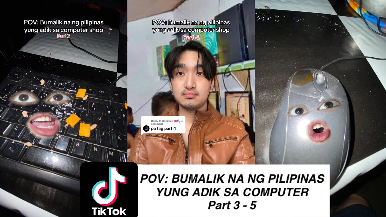BALIK PILIPINAS ANG ADIK SA COMPUTER SHOP PART 3 to 5 - YouTube
