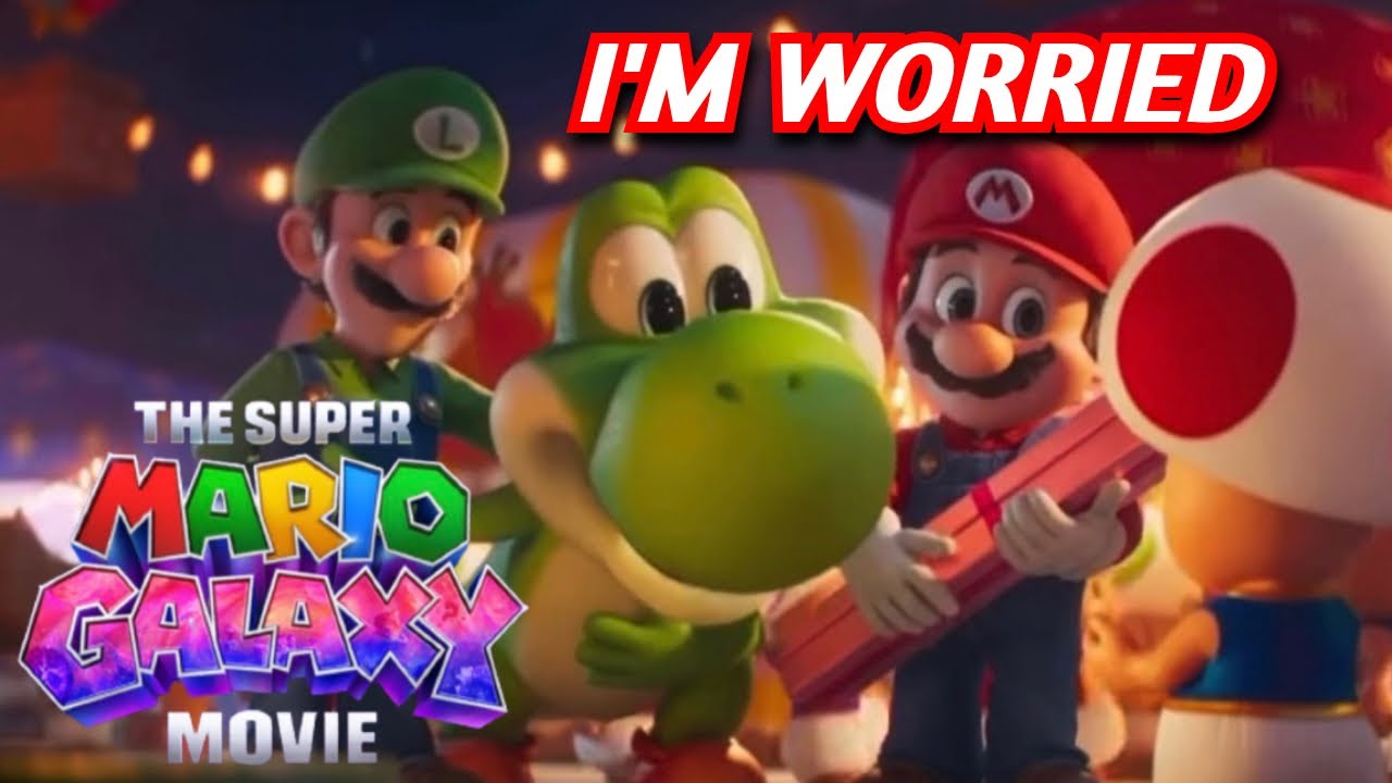 MARIO GALAXY movie TRAILER 2 INTRODUCES YOSHI! BUT I’M super WORRIED ...