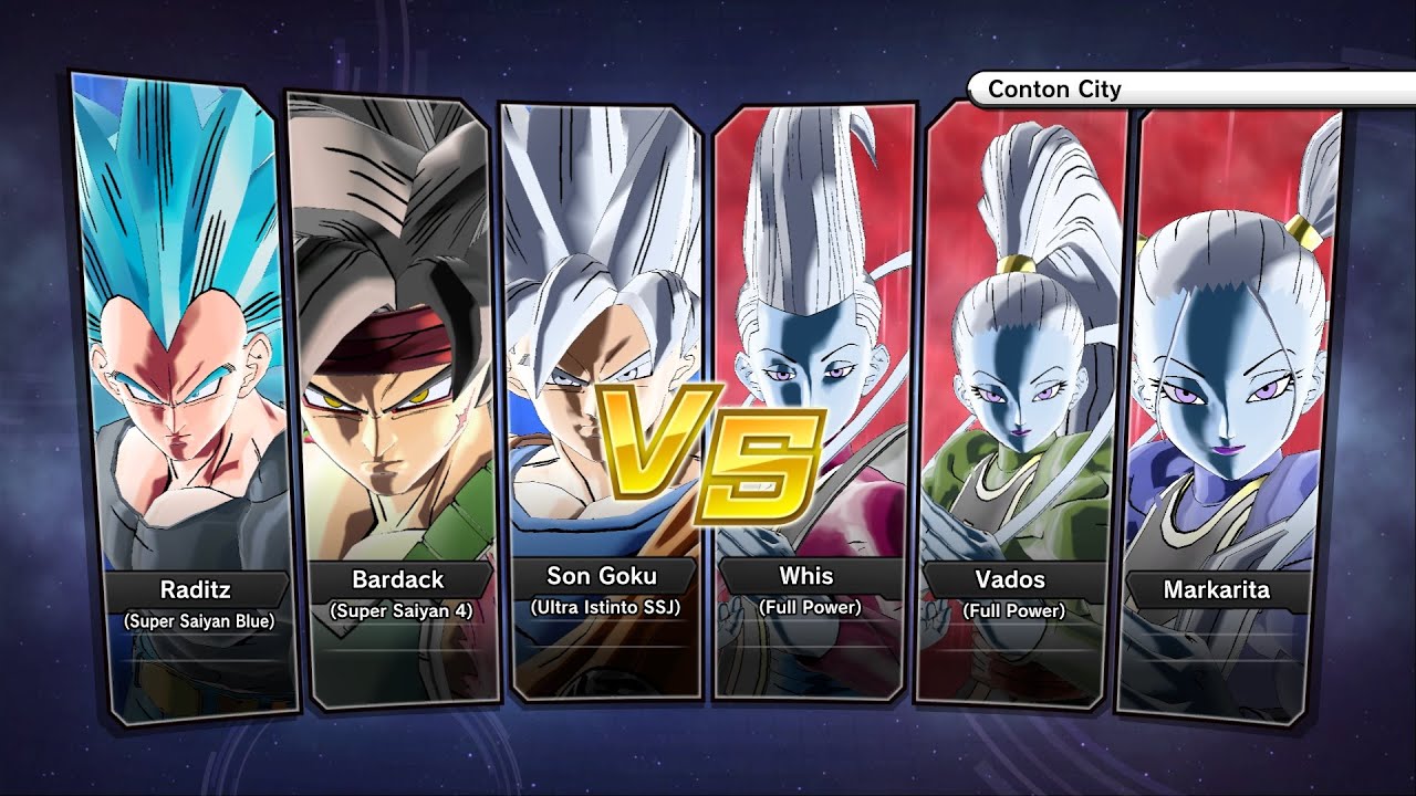 Xenoverse 2 - Requested match (PC): Goku UI SSJ/Bardack SSJ4/Raditz ...