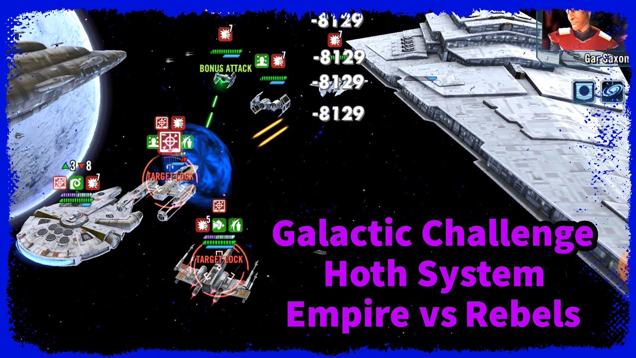 How to clear - Hoth System - Empire - Galactic Challenge - SWGoH - YouTube