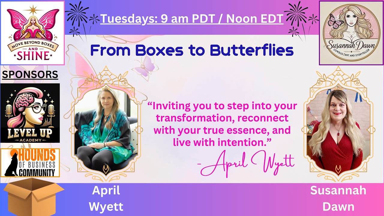 From Boxes to Butterflies - Live with Intention - YouTube