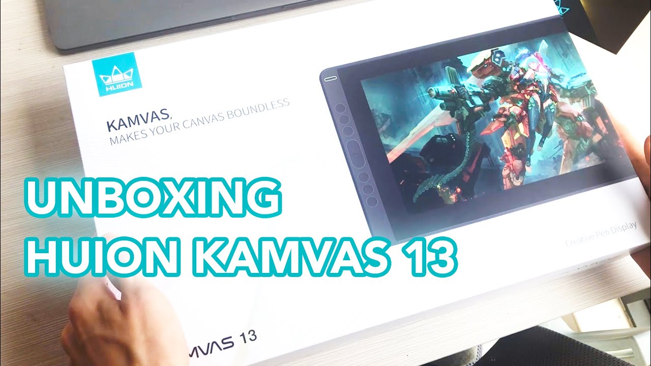 UNBOXING HUION KAMVAS 13 | New Pen Display Unboxing - YouTube