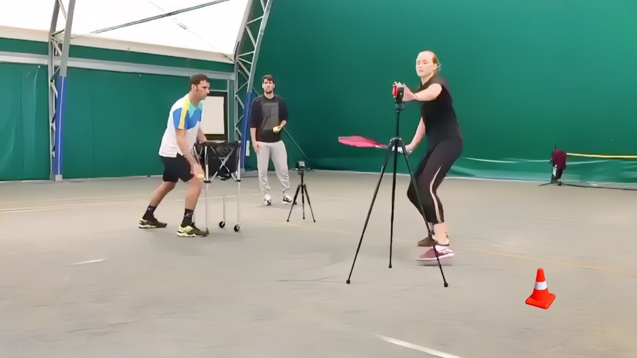 Elena Rybakina's Tennis Reactive Agility Training - YouTube