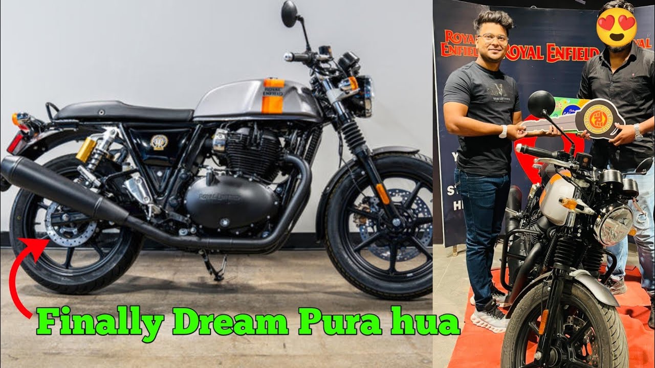 Taking the delivery of our dream bike - GT 650 || continental gt 650 ...