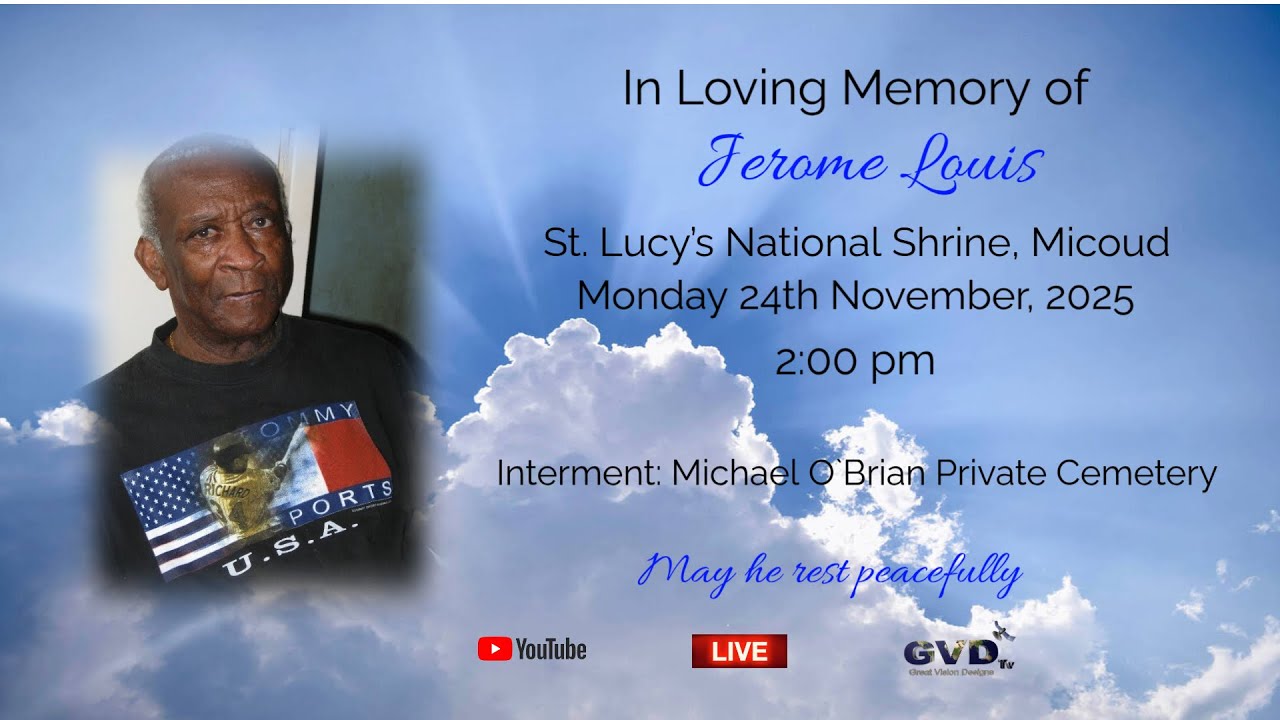 In loving Memory of Jerome Louis - YouTube