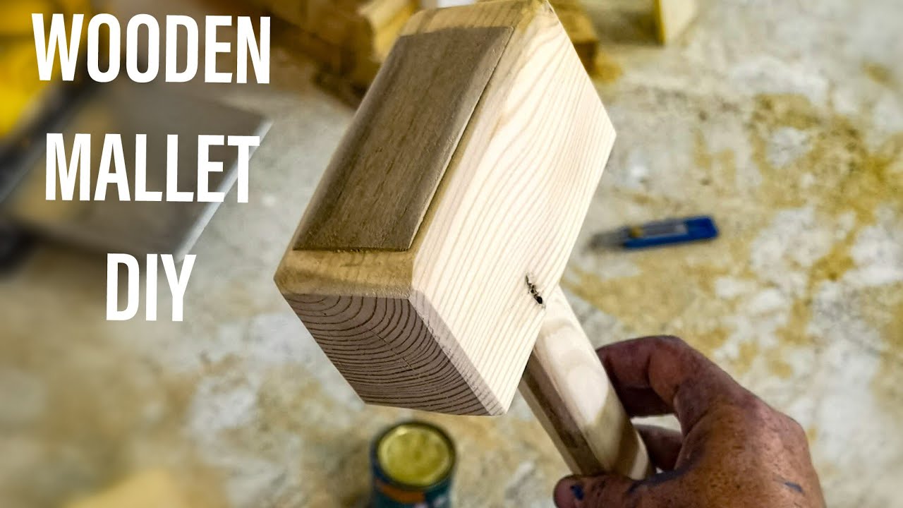 How to turn a Pallet Into A Wooden Mallet or Hammer - YouTube