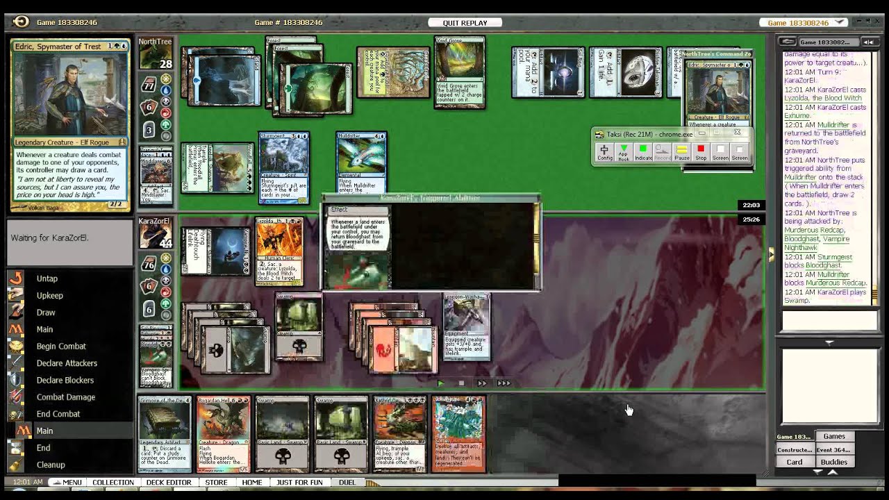 MtG Commander: Lyzolda, the Blood Witch vs. Edric, Spymaster of Trest ...