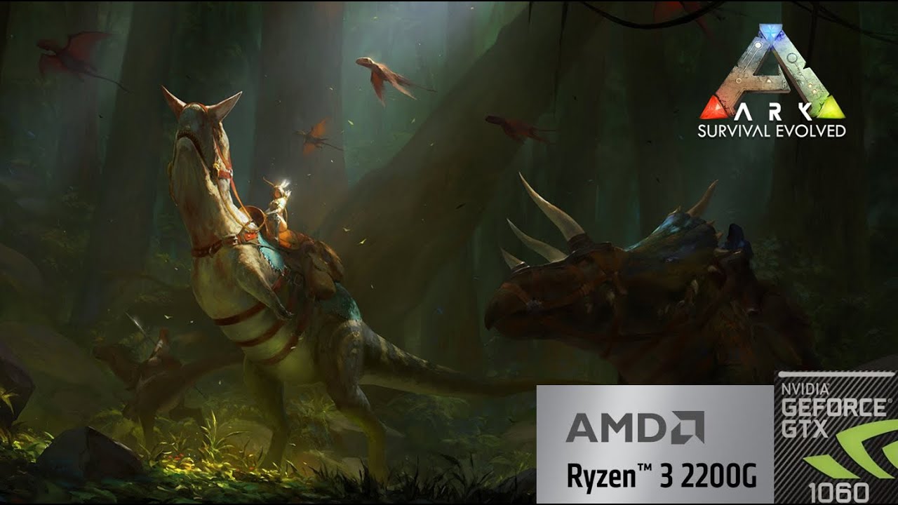 ARK: Survival Evolved V304.441 BenchMark GTX 1060 3GB - Ryzen 3 2200g ...