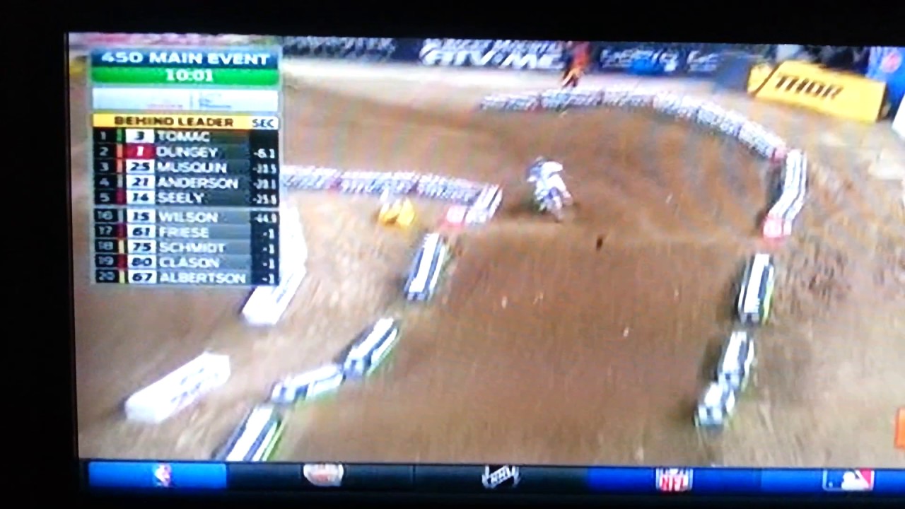 Chad Reed Crash 450 class Main Event Minneapolis - YouTube