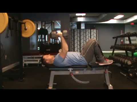 DB pullover to bench press - EBM Fitness Solutions - YouTube