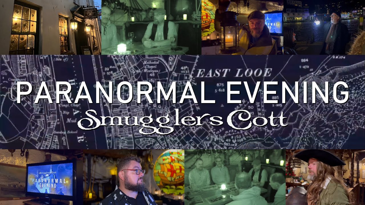Paranormal Evening - Looe - Ghost Hunt - Smuggler's Cott - YouTube