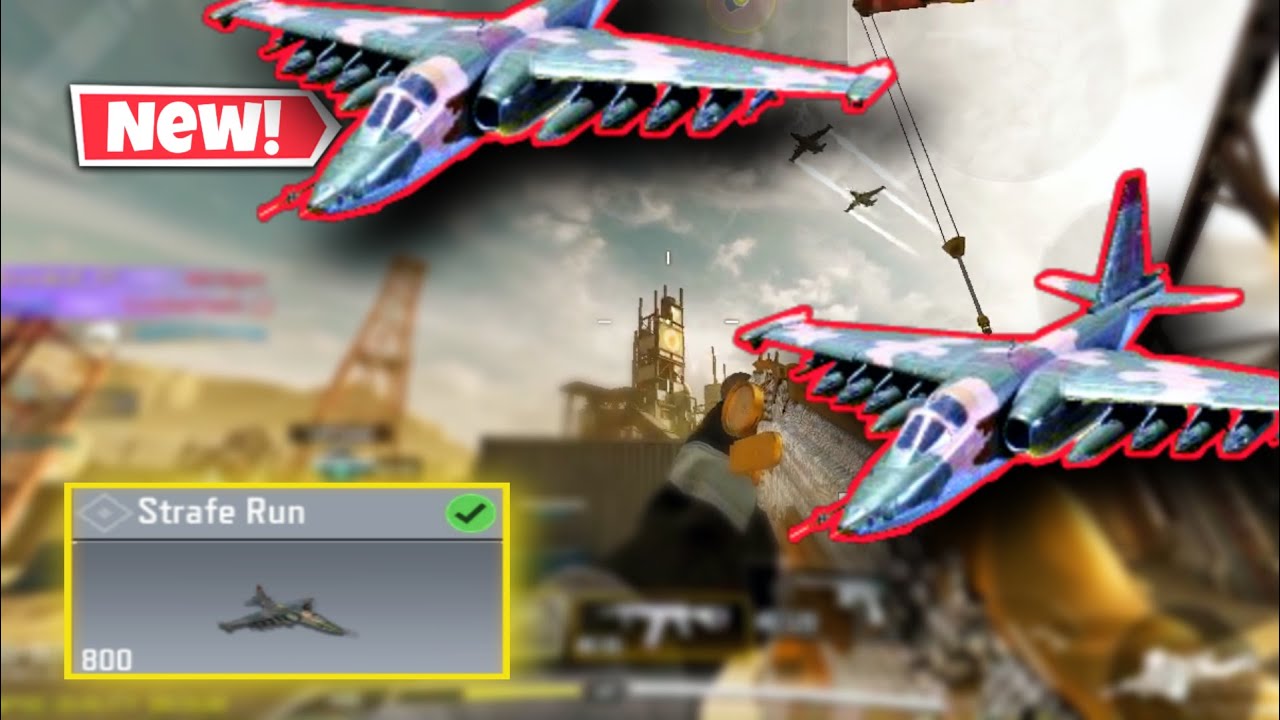 *NEW* Strafe Run Scorestreak Gameplay COD Mobile Season 7 2024 | Cod ...