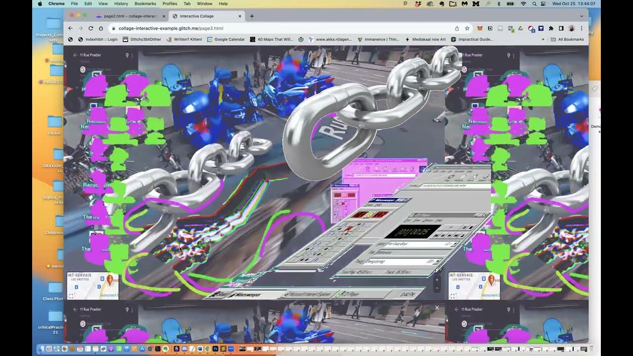 Interactive Collage - CSS from photoshop - YouTube