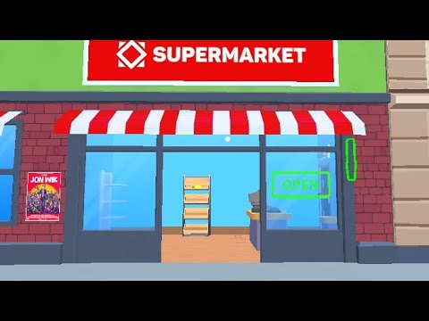 nyobain game Yang lagi rame | Supermarket simulator - YouTube