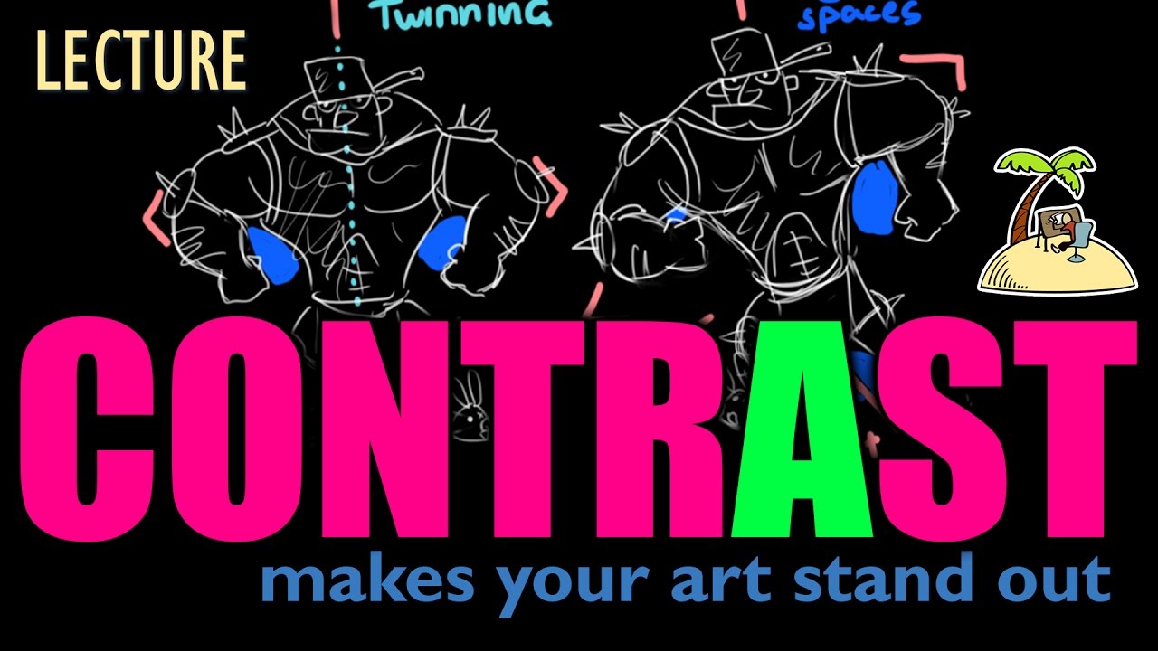 Contrast improves your art and animation - YouTube