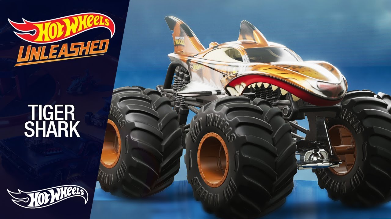 Hot Wheels Unleashed - Tiger Shark (Monster Truck) DLC - YouTube