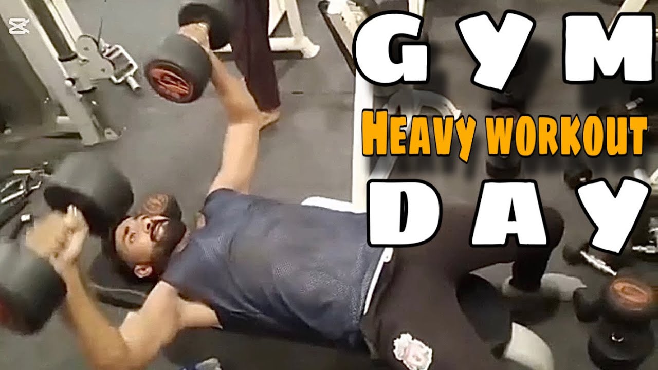 GYM heavy work out 🥵🥵 - YouTube