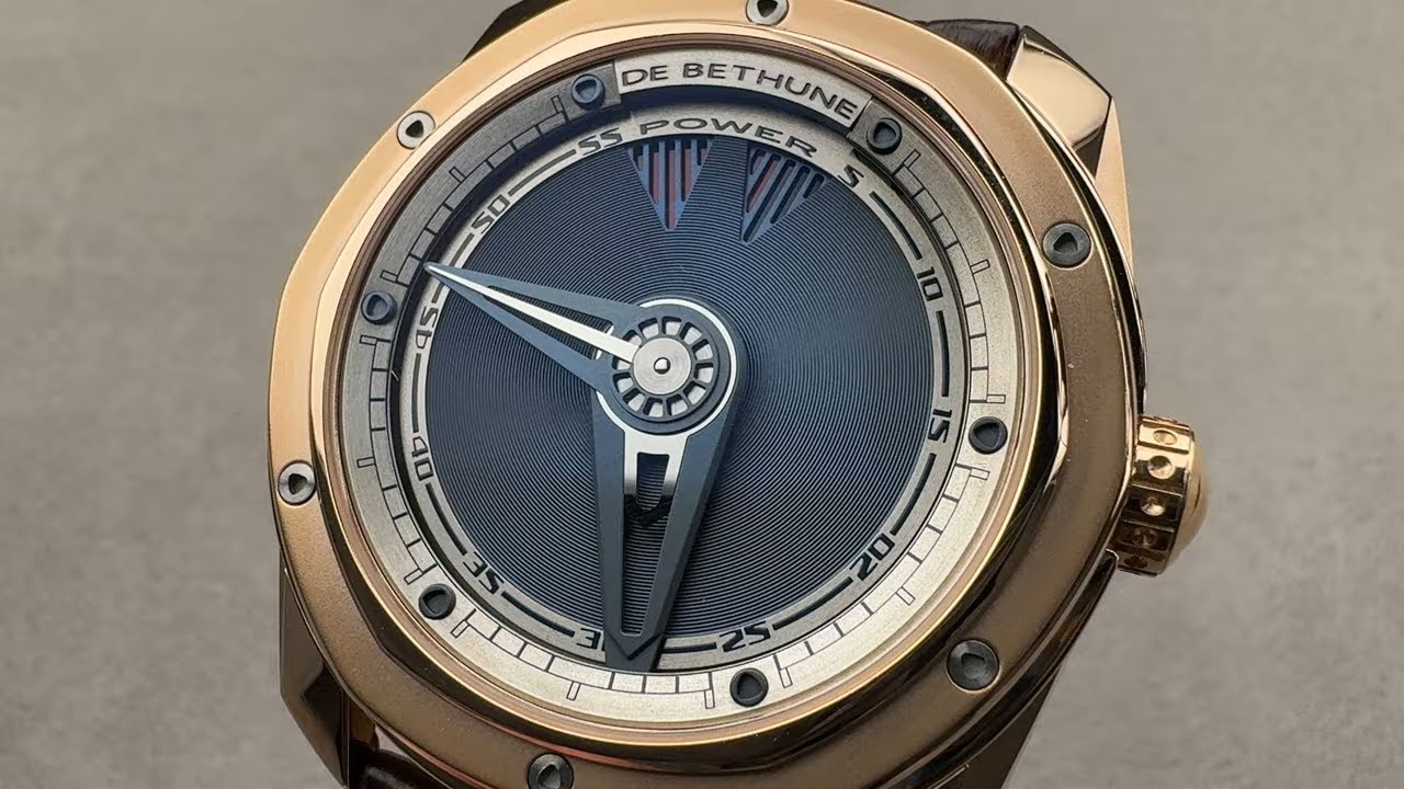 De Bethune DB22 Power Reserve DB22RS3 De Bethune Watch Review - YouTube