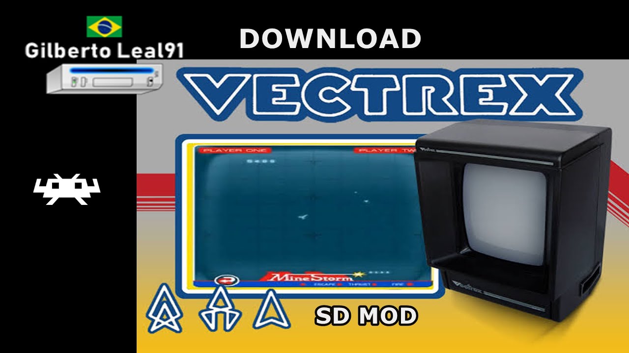 Wii Exclusivo - GCE VECTREX RETRO SD MOD - GILBERTO LEAL91 - YouTube
