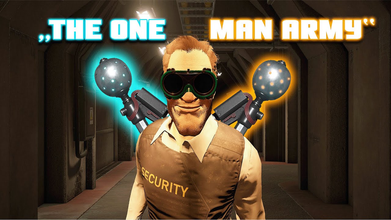 "The One Man Army" – Security Guard Full Gameplay - SCP SL - YouTube