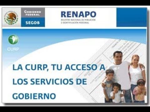 Curp de renapo - YouTube