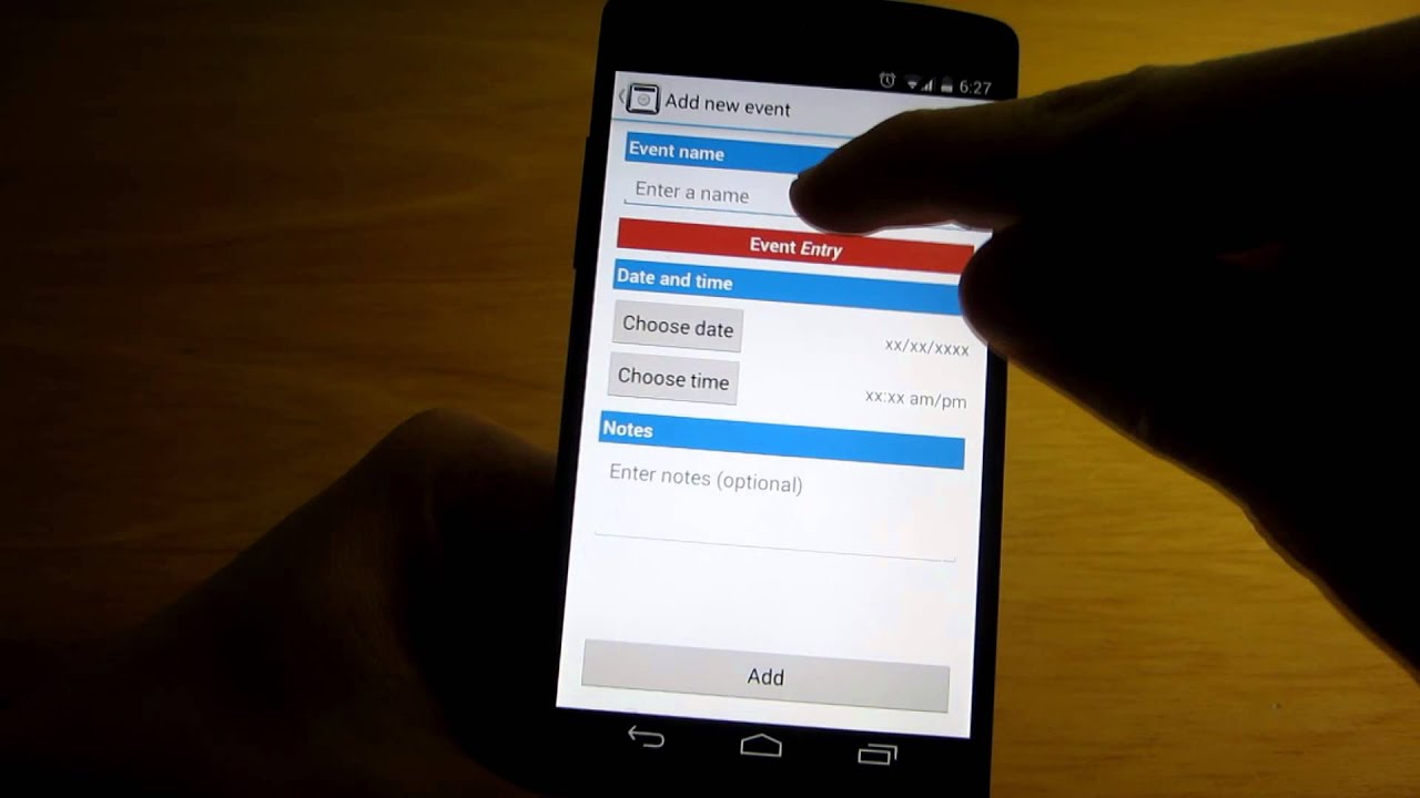 TimeJot - Keep Track of Time Since Events [Android] - YouTube